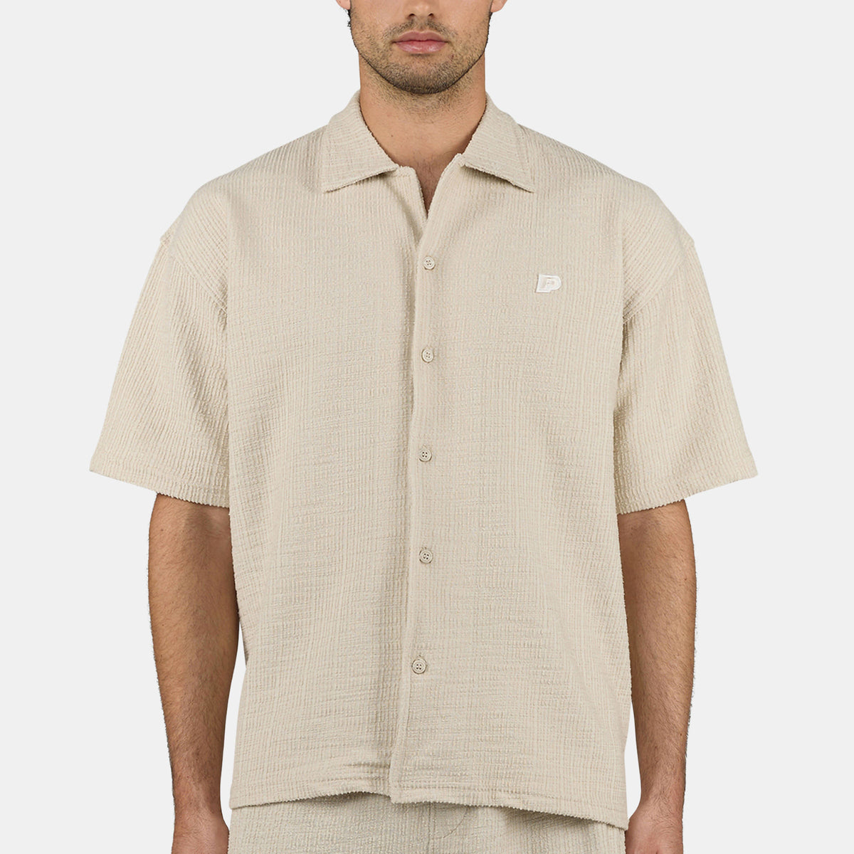 Libco Structured Knit Shirt Washed Light Beige – PEGADOR®