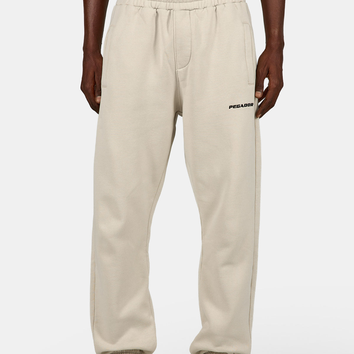 Logo Heavy Sweat Jogger Washed Cozy Beige – PEGADOR®