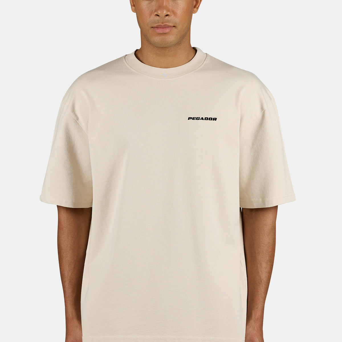 Logo Oversized Tee Washed Stone – PEGADOR®