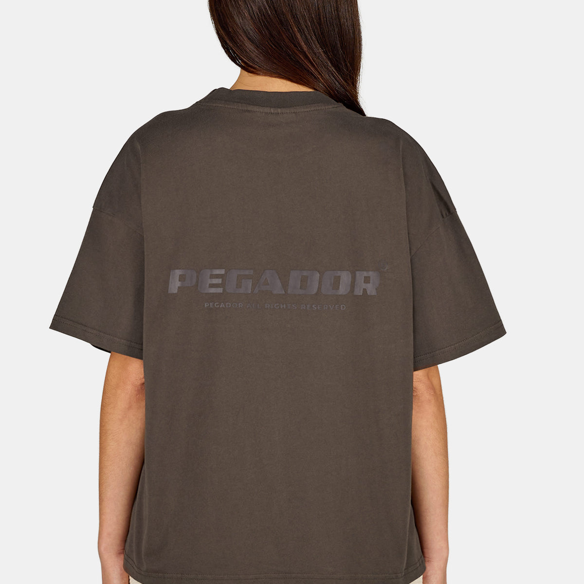 Arendal Logo Heavy Oversized Tee Washed Walnut Brown – PEGADOR®