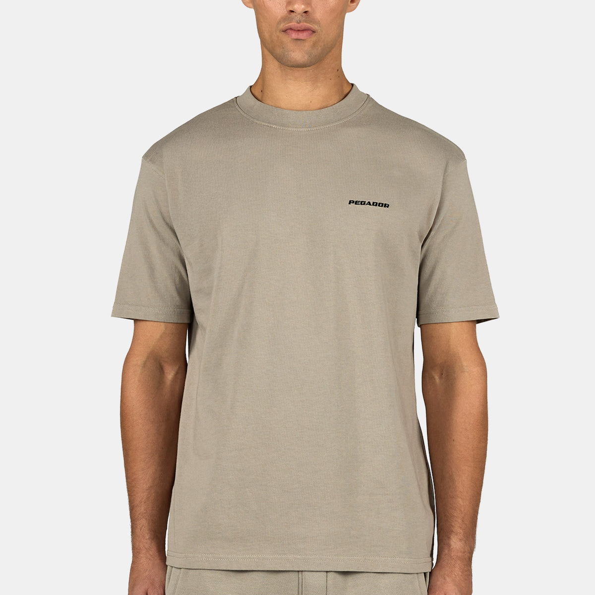 Logo Regular Tee Washed Flint Grey – PEGADOR®