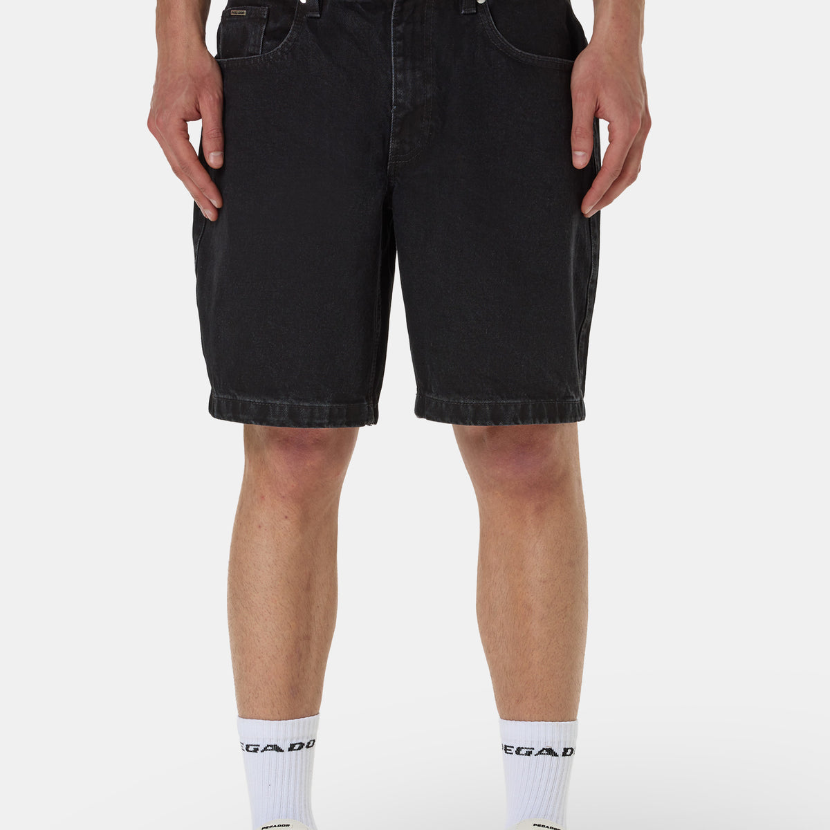 Bostic Jeans Shorts Washed Black – PEGADOR®
