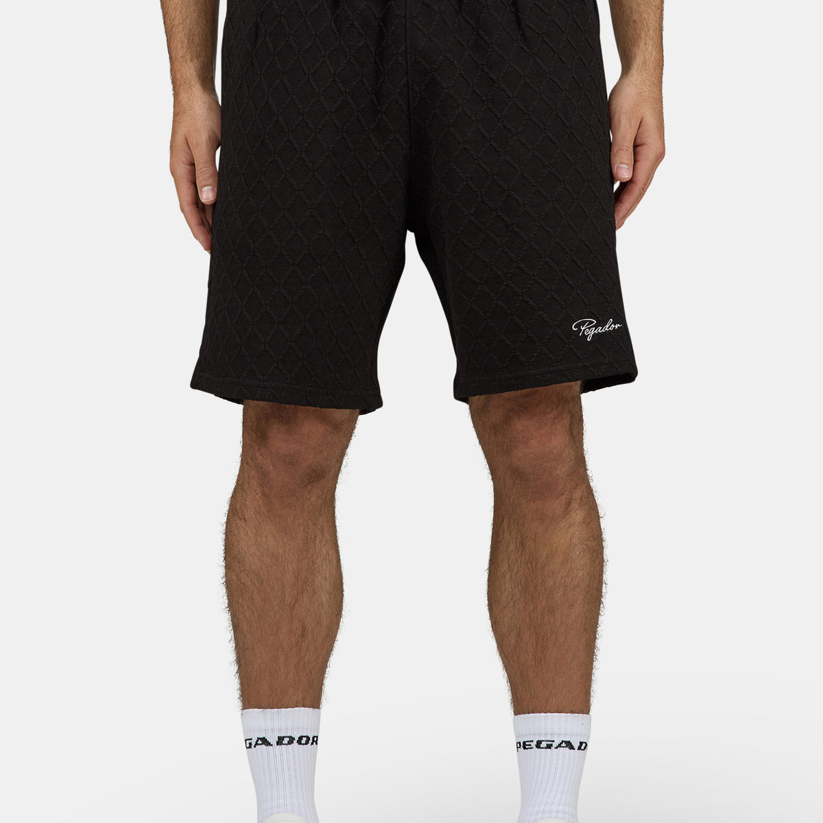 Jovren Structured Shorts Black – PEGADOR®