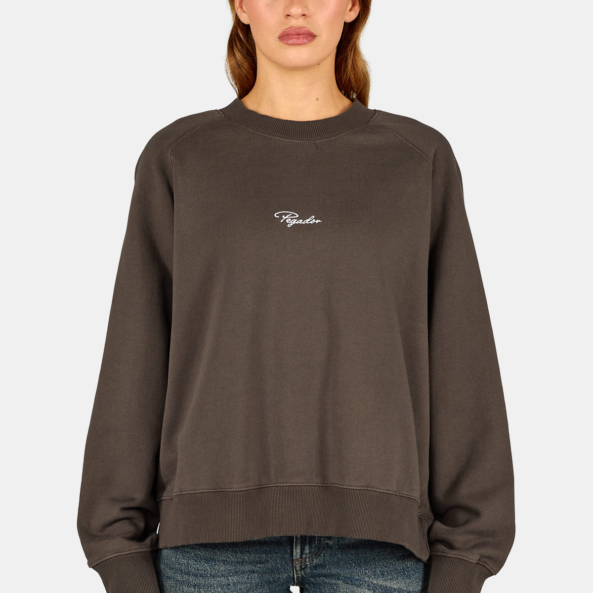 Luca Oversized Raglan Sweater Washed Walnut Brown – PEGADOR®