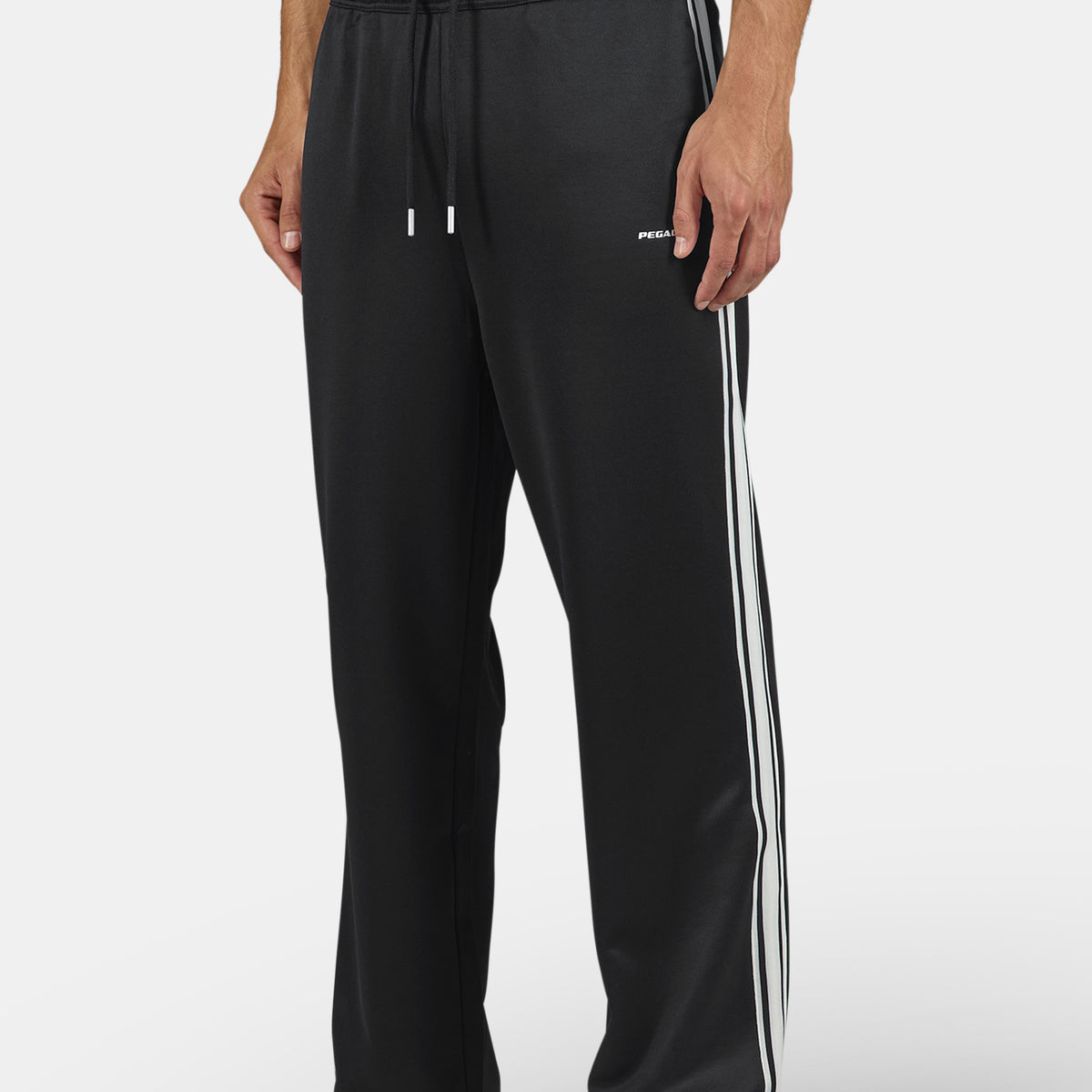 Viro Wide Track Pants Black – PEGADOR®