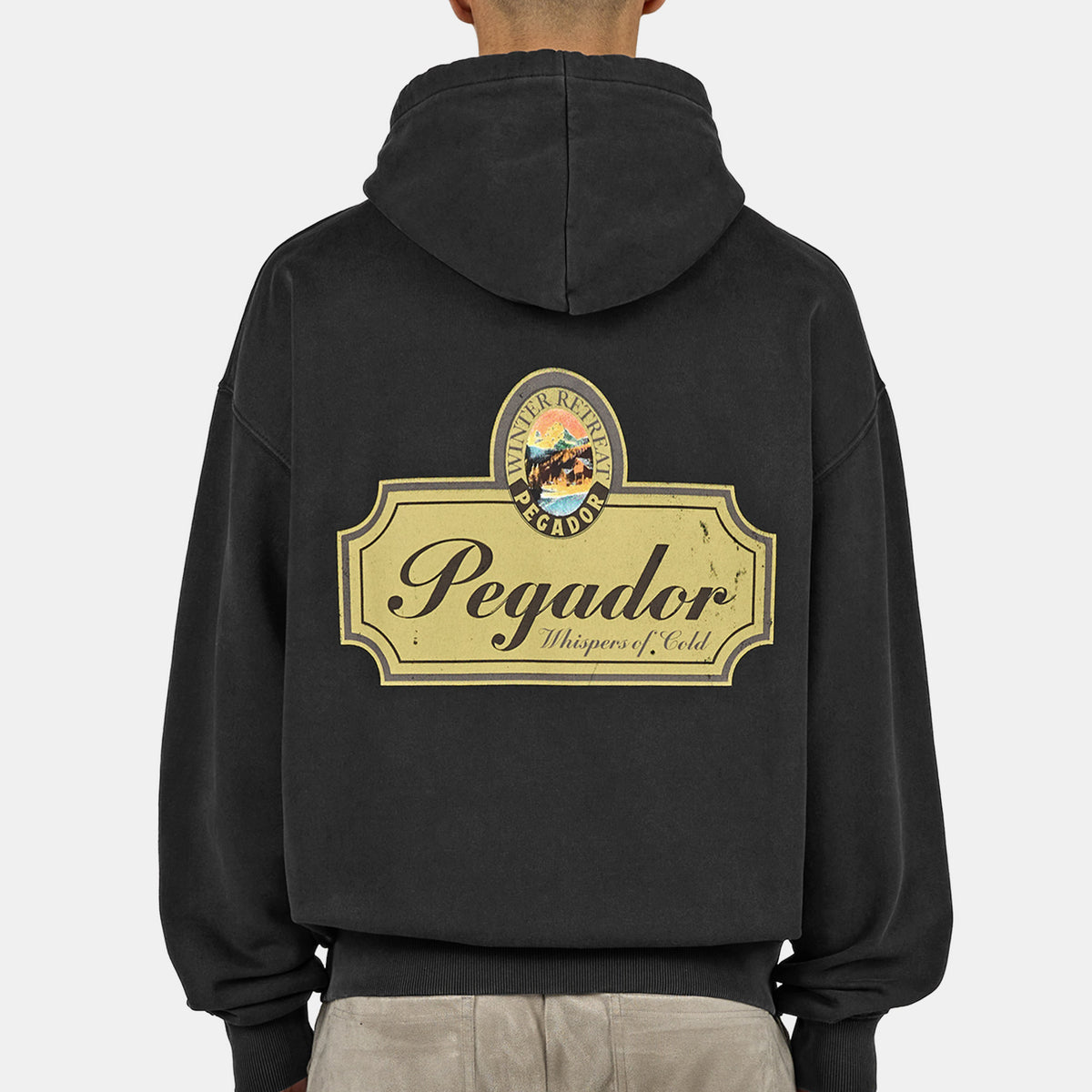 Bozen Oversized Sweat Jacket Vintage Black – PEGADOR®